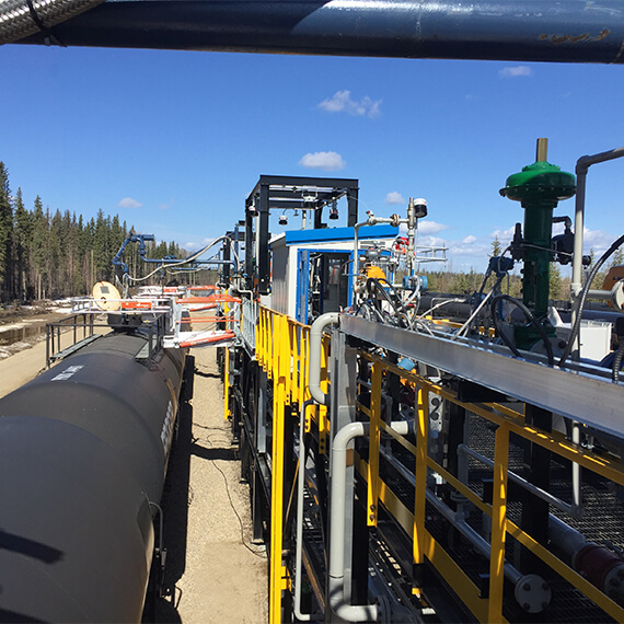 RailVue Rail Loading System l Western Canada
